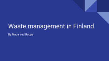 Waste management in Finland