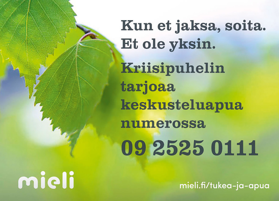 13. Masennus on yleisin mielialahäiriö