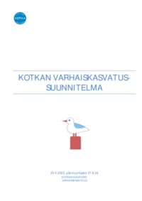 Kotkan Varhaiskasvatussuunnitelma (Vasu) 2022