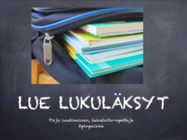 Muista lukea lukuläksy