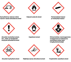 Kemialliset varoitusmerkit