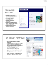 Sähköinen portfolio