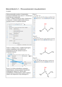 MarvinSketch perusteet 2